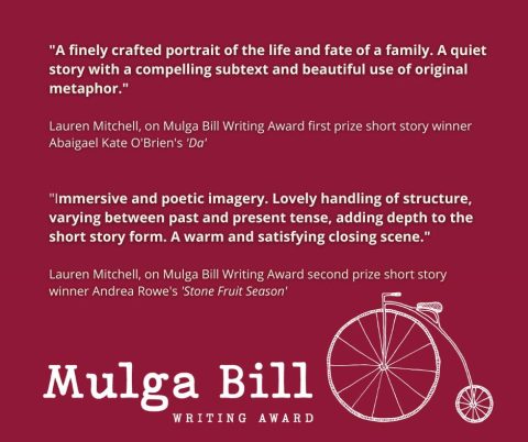 Mulga Bill Writing Award winning short story - Andrea Rowe